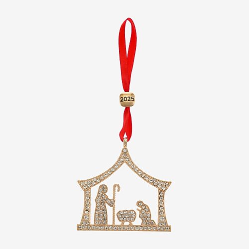 Click here for Monet Jewelry Gold Tone Nativity Scene Christmas O... prices