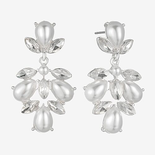 Click here for Monet Jewelry Timeless Silver Tone Shaky Womens Gl... prices