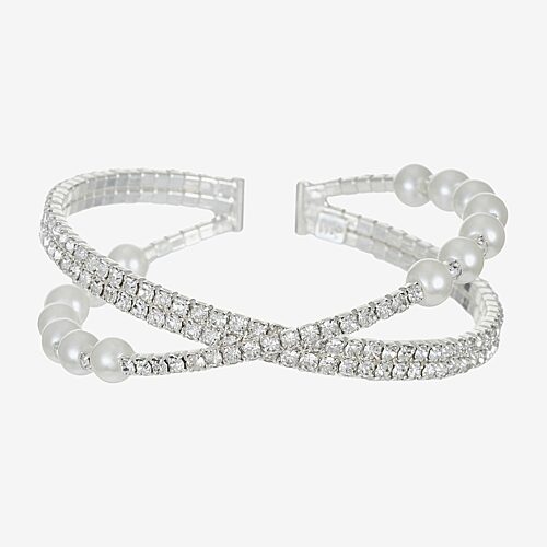Click here for Monet Jewelry Timeless Silver Tone Womens Glass Cu... prices