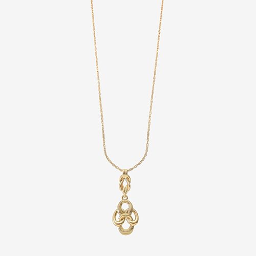 Click here for Monet Jewelry Gold Tone Womens Knot 28 Inch Pendan... prices
