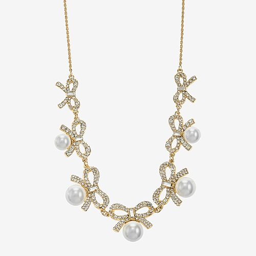 Click here for Monet Jewelry Gold Tone Womens 17 Inch Collar Neck... prices