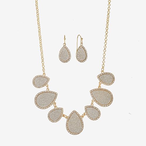 Click here for Monet Jewelry Two Tone Collar Frontal Necklaces &... prices