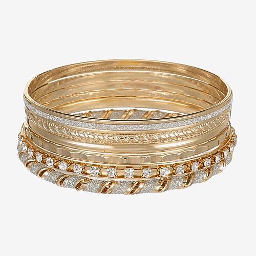 Click here for Monet Jewelry Bangle Womens 6-pc. Glass Bracelet S... prices