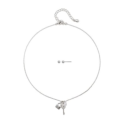 Click here for Bijoux Bar Delicates Womens Keys 2-pc. Jewelry Set... prices