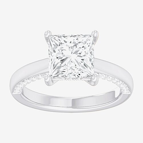Click here for (G-H / SI1-SI2) Womens 2 1/2 CT. T.W. Lab-Grown Wh... prices