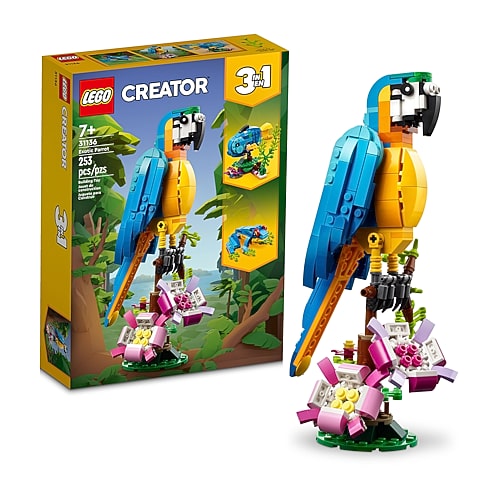 Click here for Creator Exotic Parrot Building Toy Set (253 Pieces... prices