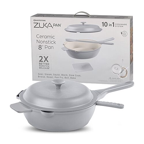 Click here for Zuka Everyday Pan 1.25 Qt. Ceramic 10 in 1 Nonstic... prices