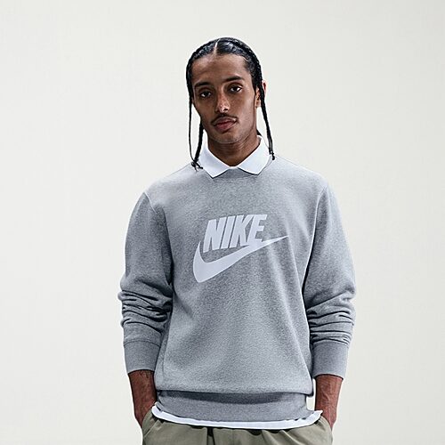 Click here for Nike Club Fleece Mens Crew Neck Long Sleeve Big an... prices