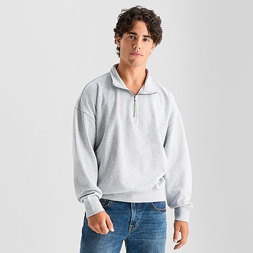 Click here for Arizona Mens Mock Neck Long Sleeve Quarter-Zip Pul... prices