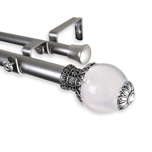 Click here for Rod Desyne Beam Double Curtain Rod  One Size  Silv... prices