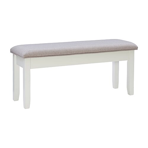 Click here for Janisse Dining Collection Bench  One Size  Silver prices