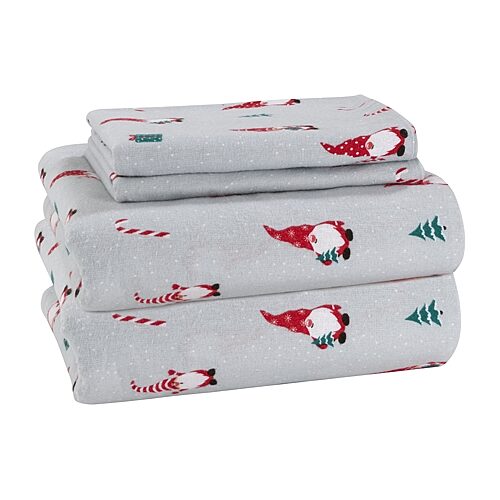 Click here for Avanti Gnome Sweet Flannel Sheet Set  One Size  Gr... prices