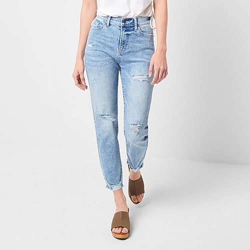 Click here for A.N.A Womens High Rise Straight Leg Jean  16  Blue prices