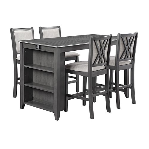 Click here for Amy 5-pc. Bar Set  One Size  Gray prices