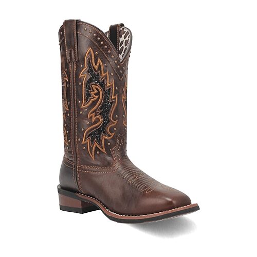 Click here for Laredo Womens Lockhart Flat Heel Cowboy Boots  7 M... prices