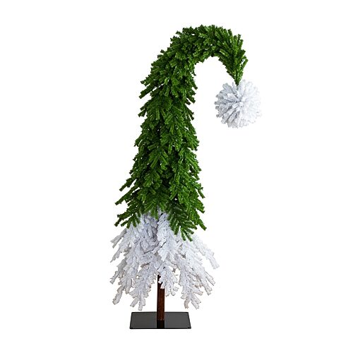 Click here for Nearly Natural Green And White SantaâS Hat With... prices