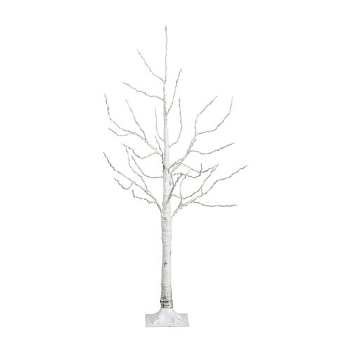 Click here for Nearly Natural 4ft Pre-Lit Artificial White Birch... prices