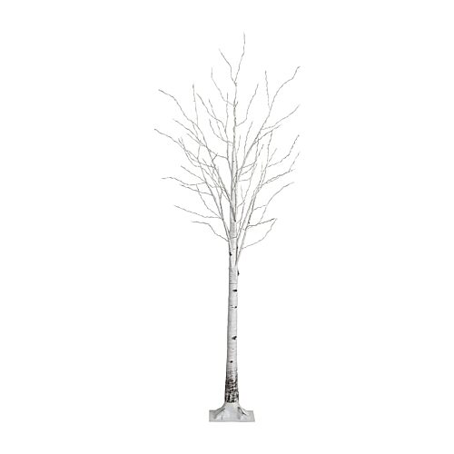 Click here for Nearly Natural 7ft Pre-Lit Artificial White Birch... prices