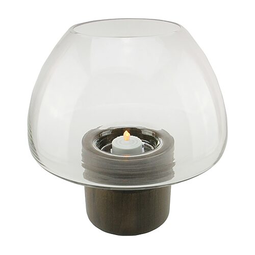 Click here for 9.75 Transparent Glass Pillar Candle Holder with W... prices