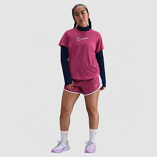 Click here for Nike Dri-Fit One Big Kid Girls Crew Neck Short Sle... prices