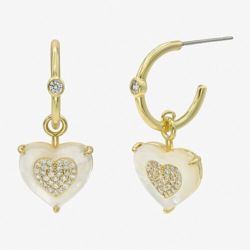 Click here for Sparkle Allure Womens White Mother Of Pearl 14K Go... prices