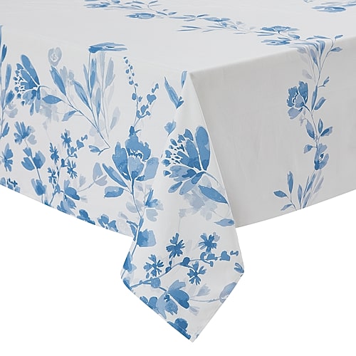 Click here for Izod Mystic Floral Tablecloth  52 x 70 - Blue prices