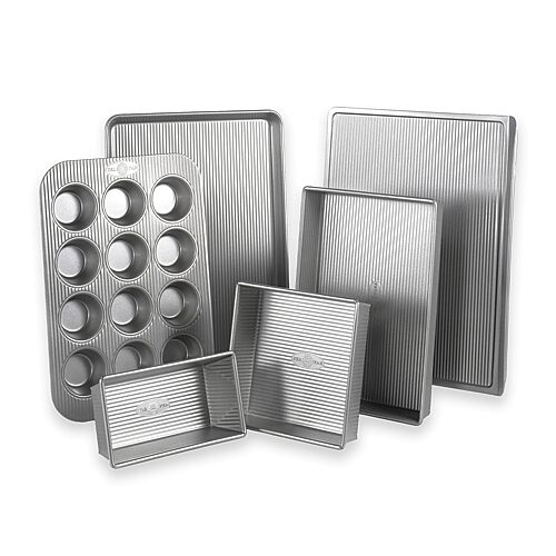 Click here for Usa Pan Non-Stick Aluminum 6-Piece Bakeware Set -... prices