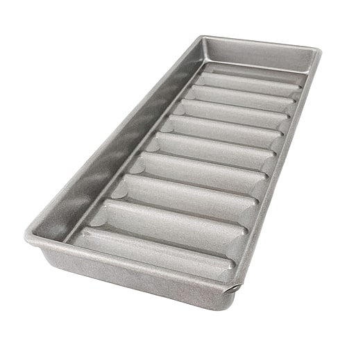 Click here for Usa Pan New England Hot Dog Bun Pan - silver/gray prices