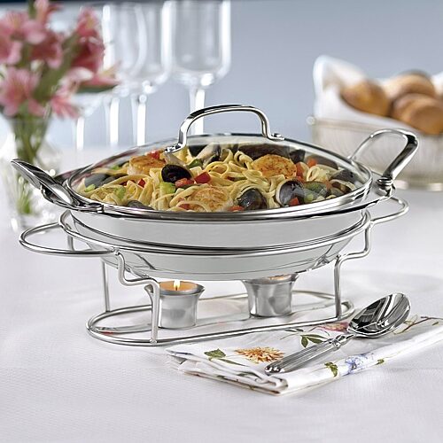 Click here for Cuisinart Stainless Steel 11 Round Buffet Server -... prices