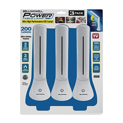 Click here for Bell + Howell Power Table Lamp with Ultra High Per... prices