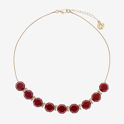 Click here for Liz Claiborne Womens Red 17 Inch Collar Necklace... prices