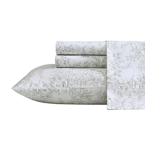 Stone Cottage Hawley Floral Sheet Set  One Size  Green