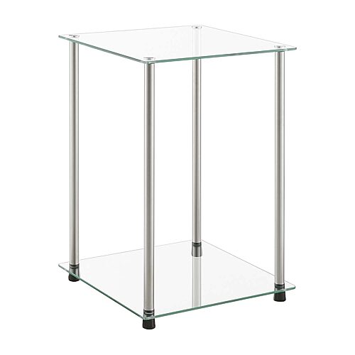 Click here for Convenience Concepts Classic Glass Glass End Table... prices