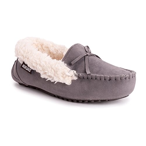 Click here for Muk Luks Womens Jaylah Slippers - Light grey prices