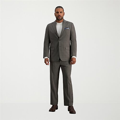 Click here for Haggar JMH Mens Stretch Fabric Classic Fit Plaid F... prices