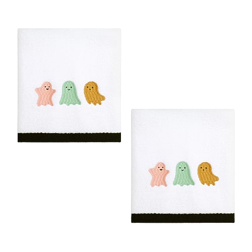Click here for Avanti Ghost Pastel Halloween 2pk. Embroidered Han... prices
