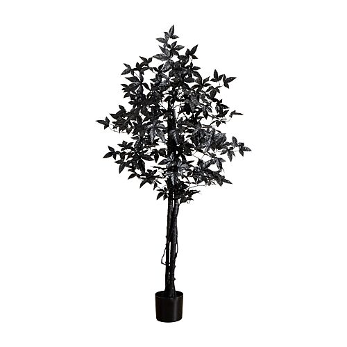 Click here for Nearly Natural 5ft Halloween Black Maple Indoor Ar... prices