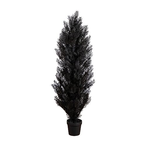 Click here for Nearly Natural Halloween Black Cedar Indoor Outdoo... prices