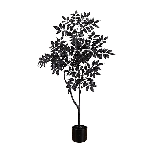 Click here for Nearly Natural 4ft Halloween Black Sumac Indoor Ar... prices