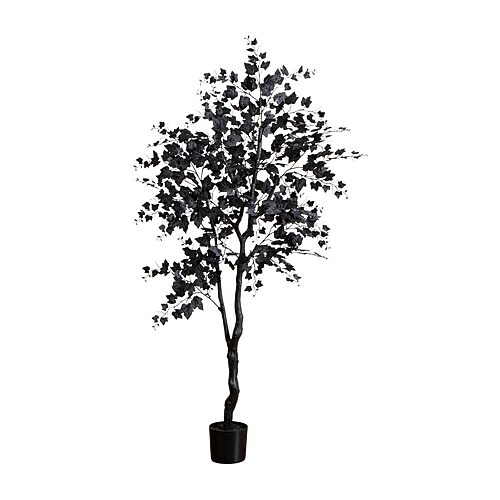 Click here for Nearly Natural 6ft Halloween Black Maple Indoor Ar... prices