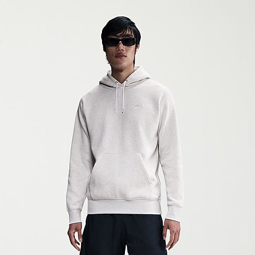 Click here for Nike Club Mens Pullover Fleece Logo Hoodie - Birch... prices