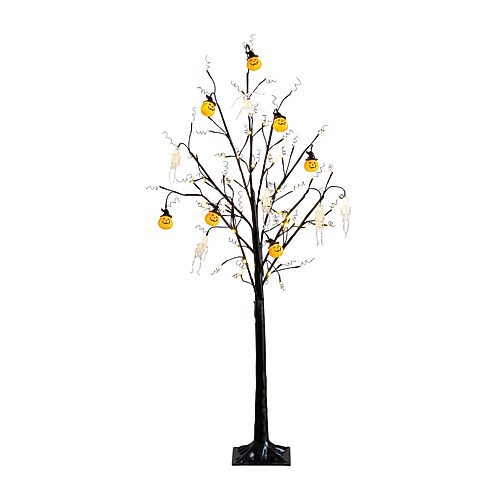 Click here for Nearly Natural 5ft Pre-Lit Halloween Pumpkins Ligh... prices