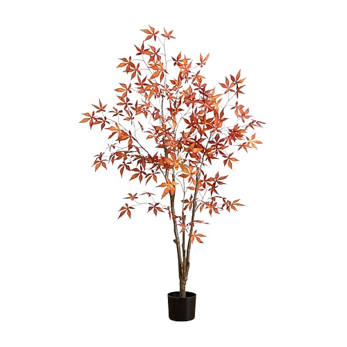 Click here for Nearly Natural 5ft Autumn Maple Indoor Artificial... prices