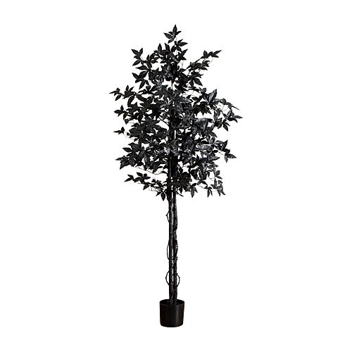 Click here for Nearly Natural 6ft Halloween Black Maple Indoor Ar... prices