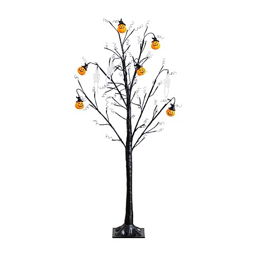 Click here for Nearly Natural 4ft Pre-Lit Halloween Pumpkins Ligh... prices