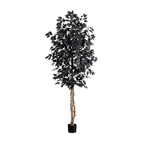 Click here for Nearly Natural 7ft Black Ficus Indoor Artificial T... prices