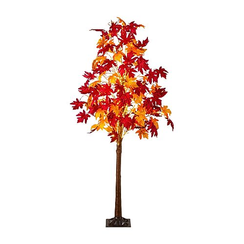 Click here for Nearly Natural 7ft Pre-Lit Autumn Weeping Maple Li... prices