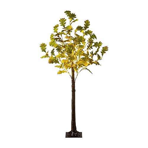 Click here for Nearly Natural 6ft Pre-Lit Autumn Oak Lighted Indo... prices