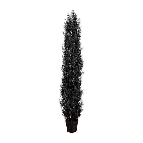 Click here for Nearly Natural 6ft Uv Black Cedar In/Out Indoor Ou... prices