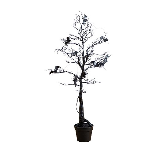 Click here for Nearly Natural 4ft Pre-Lit Halloween Twig Lighted... prices
